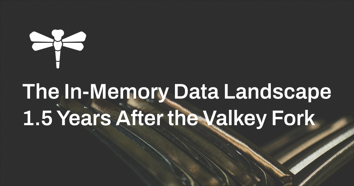 The In-Memory Data Landscape 1.5 Years After the Valkey Fork